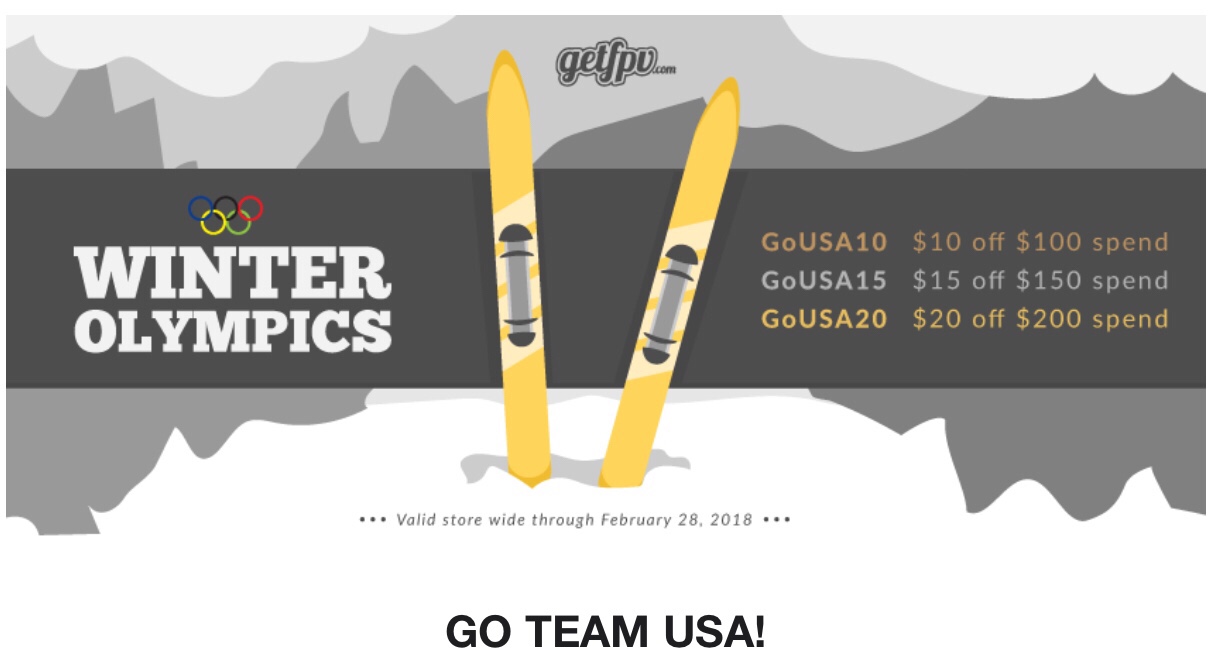 GetFPV Olympics coupon codes | Gould Aero