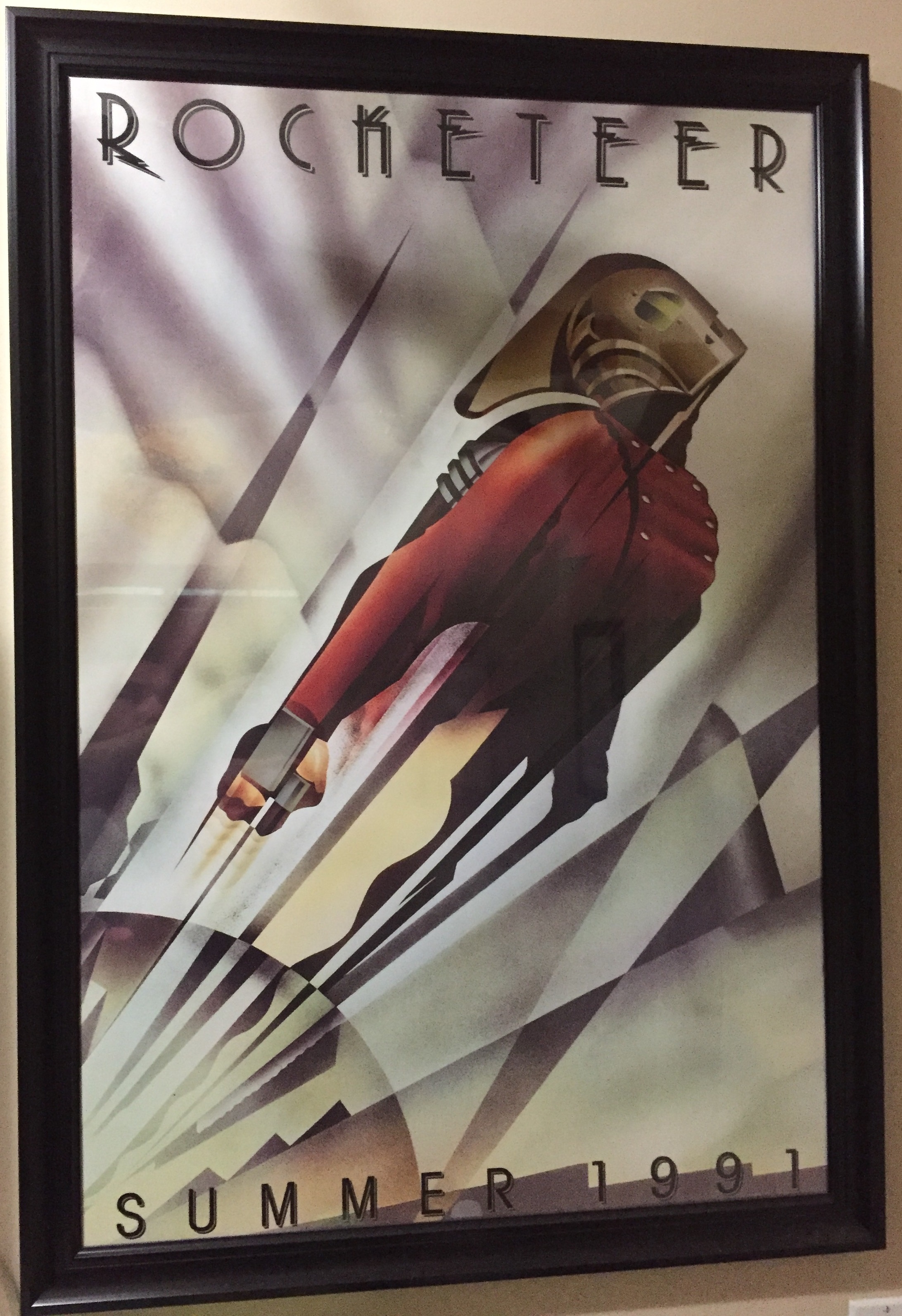 Rocketeer 27 x 40 Movie poster (Art Deco Version) (Product of the month ...