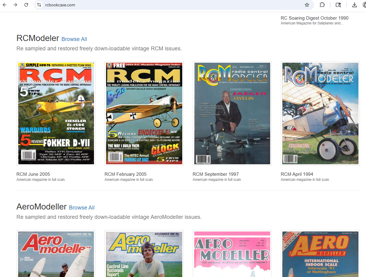 RC Bookcase – A ton of rc aircraft content | Gould Aero